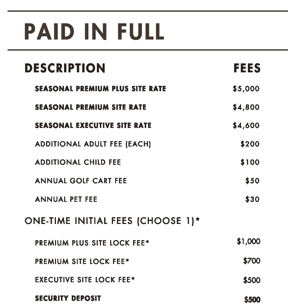 Annual & Seasonal RV Sites Sandusky, Ohio | Sandusky RV Resort